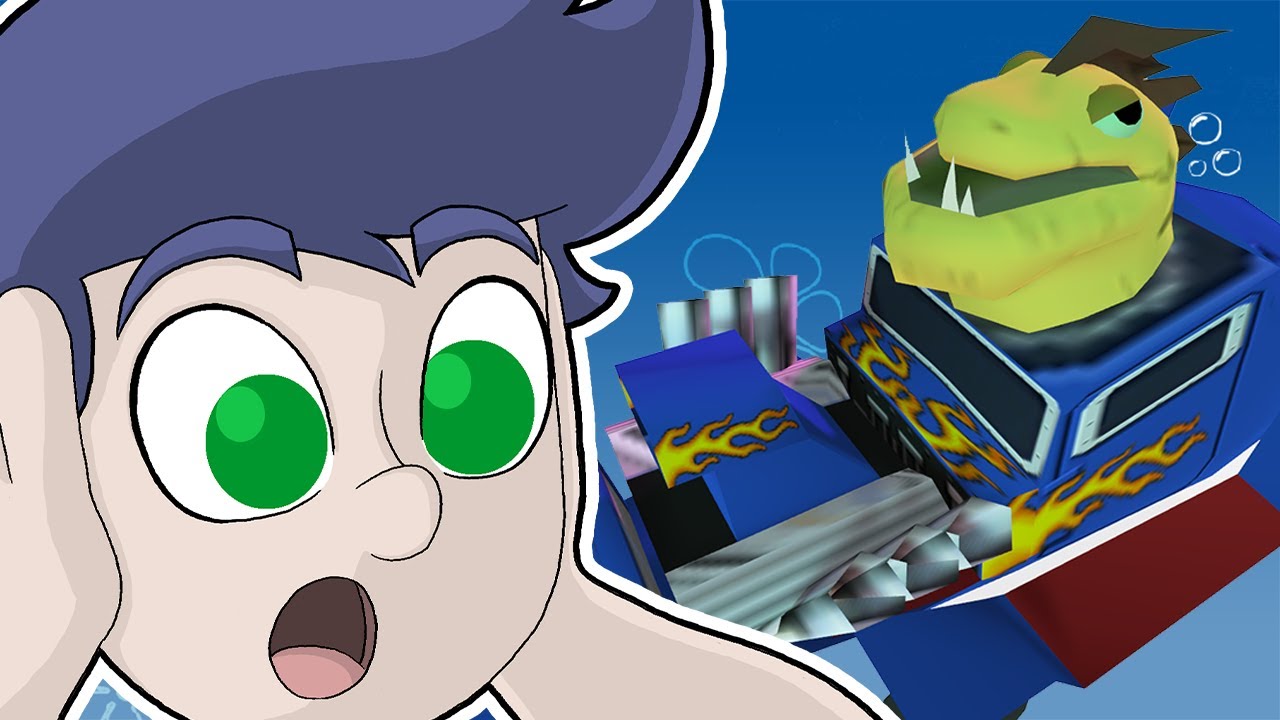 HE DRIVES A BOAT!? | SpongeBob RotFD Pre-Alpha Demo (Downtown) - YouTube