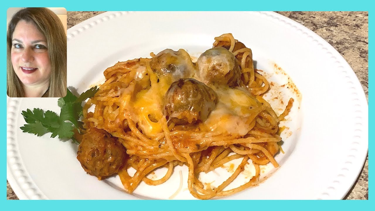 SPAGHETTI AND MEATBALLS | FROZEN MEATBALLS | WEEK NIGHT DINNER IDEAS ...