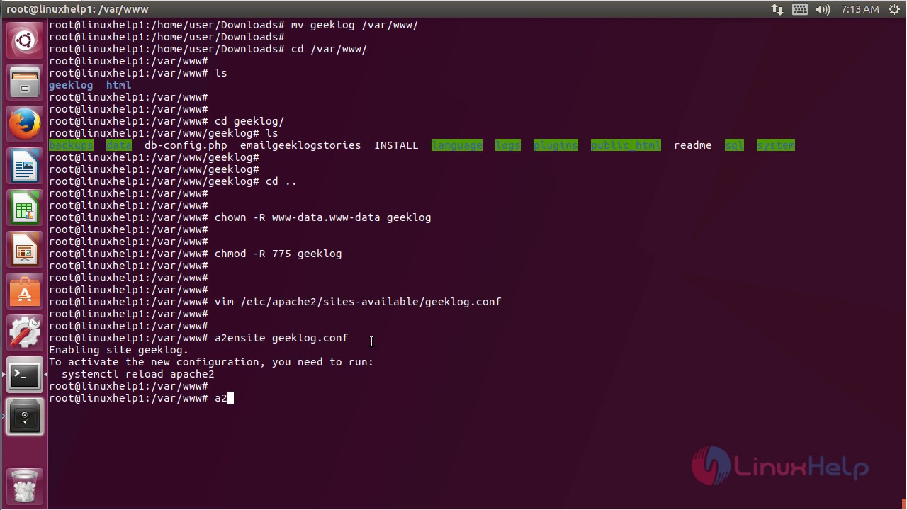 How to install Geeklog CMS on Ubuntu – 17.04 - YouTube