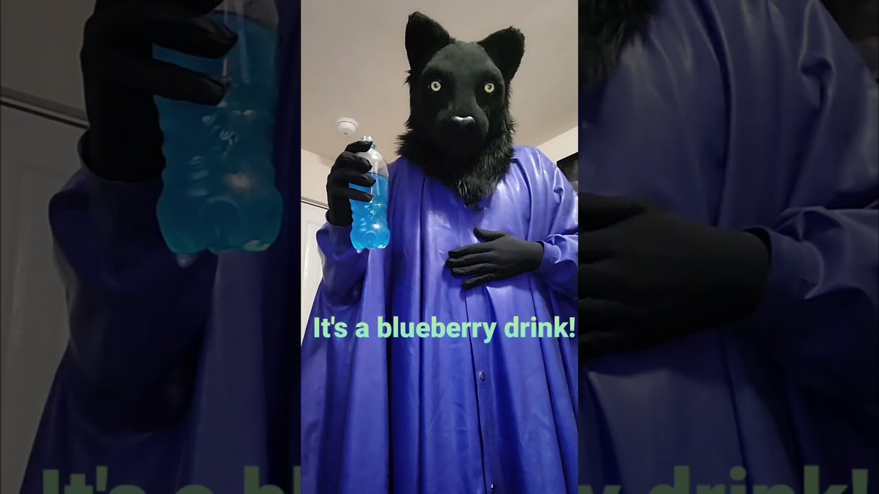 Blueberry Drink (Fursuit Inflation) - YouTube