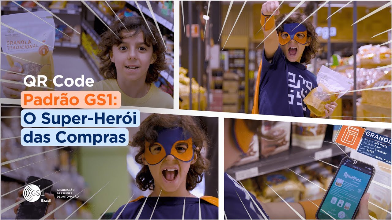QR Code Padrão GS1 | super-herói das compras - YouTube