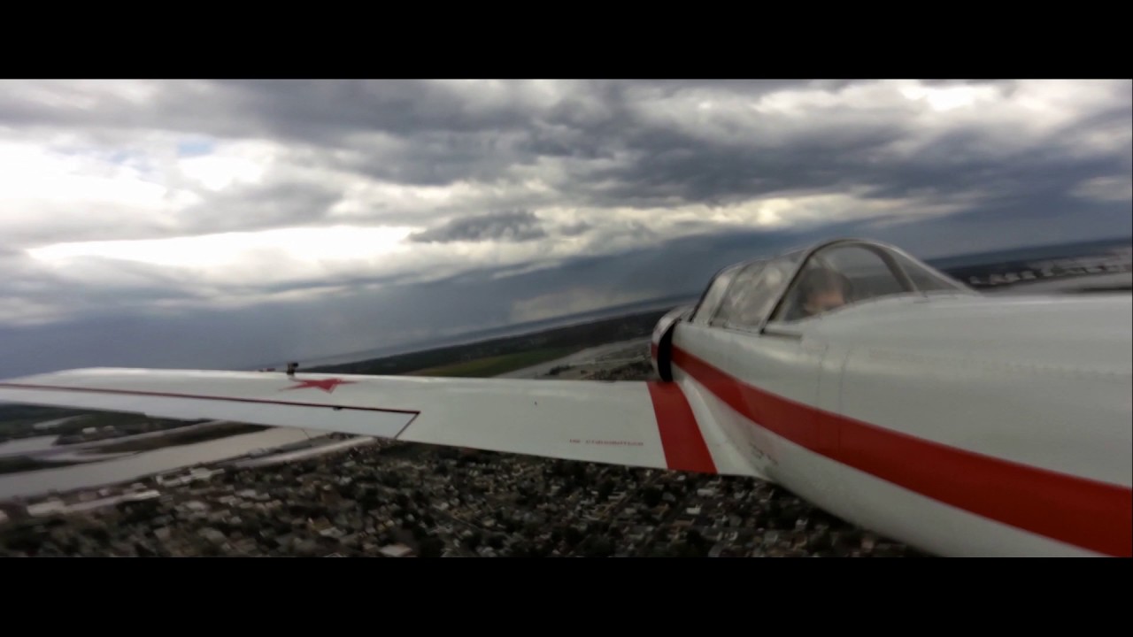 Flying Yak52 over Coney island and Brighton Beach, NY - YouTube
