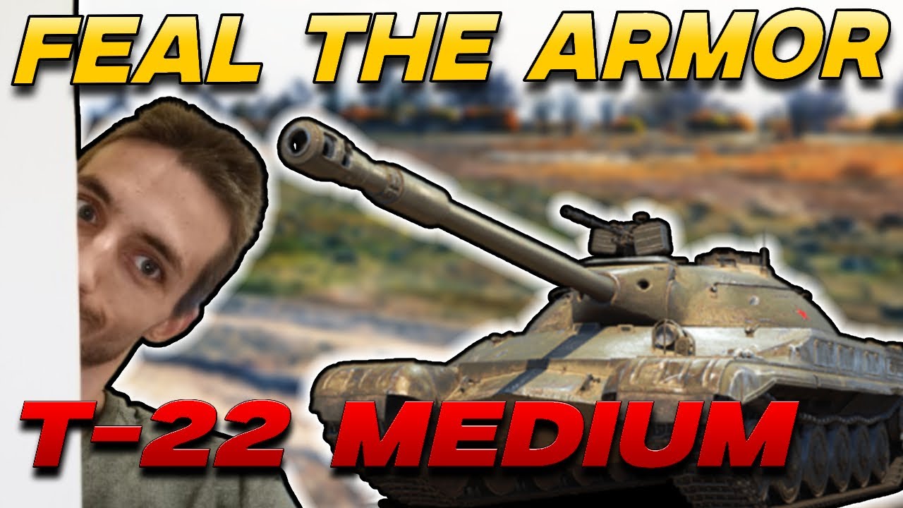 Russian T-22 Medium, Tier X Gameplay; How to side-scrape in World of ...