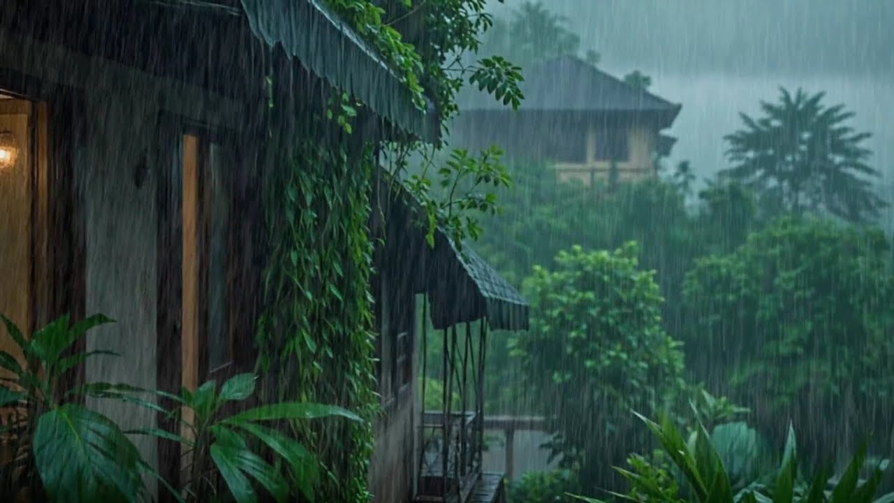 Super Heavy Rainy & Strong Winds Hit My Village | Making the Atmosphere ...