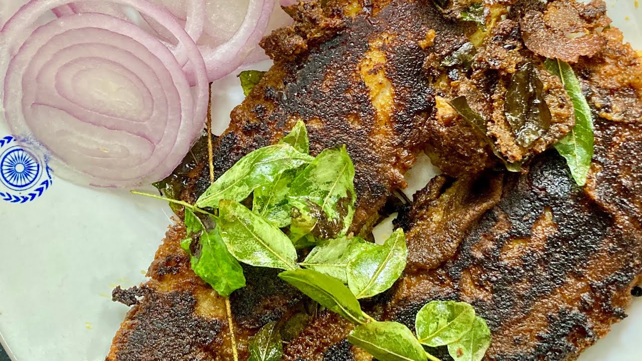 മാന്തൾ (നങ്ക്) പൊരിച്ചത് | Kerala style mandal fish fry | #youtube ...