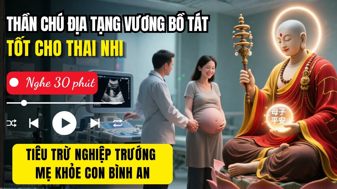 Thần Chú Địa Tạng Vương Bồ Tát Cho Thai Nhi - Tiêu Trừ Nghiệp Trướng Mẹ ...