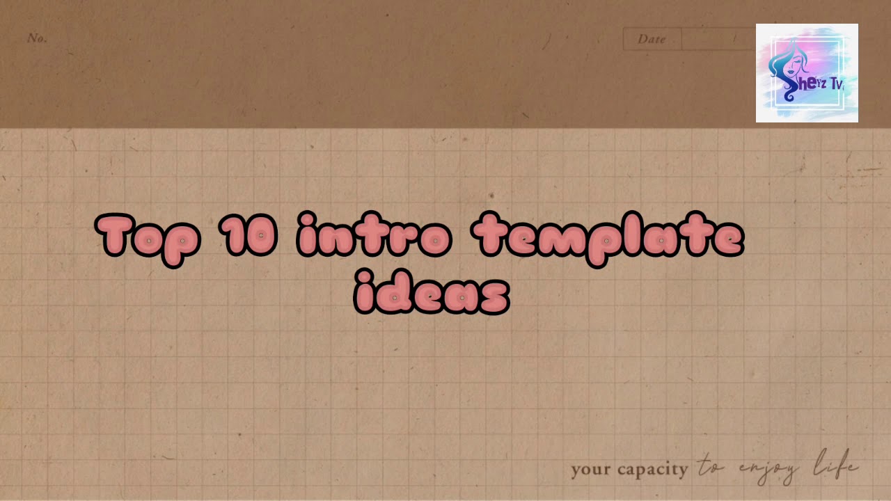Top 10 intro template ideas 2020! - YouTube