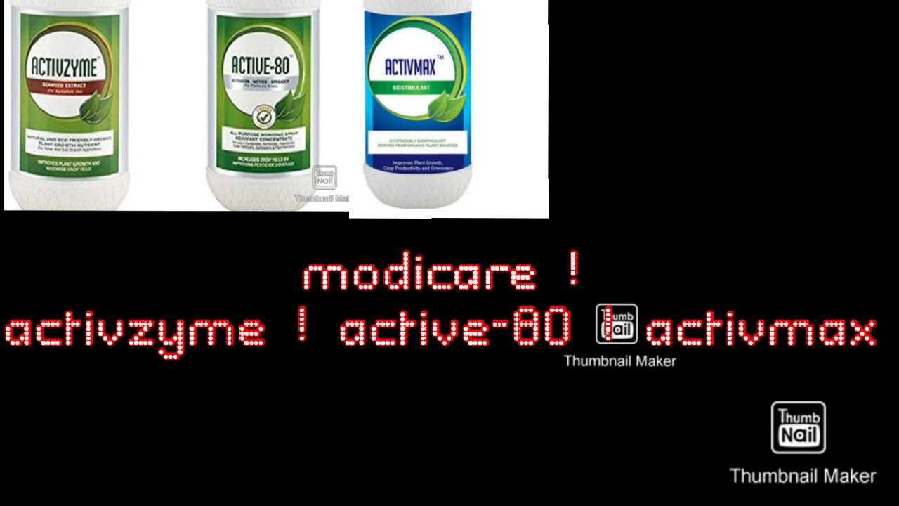 How to use modicare products Activmax , activzyme, active-80 - YouTube
