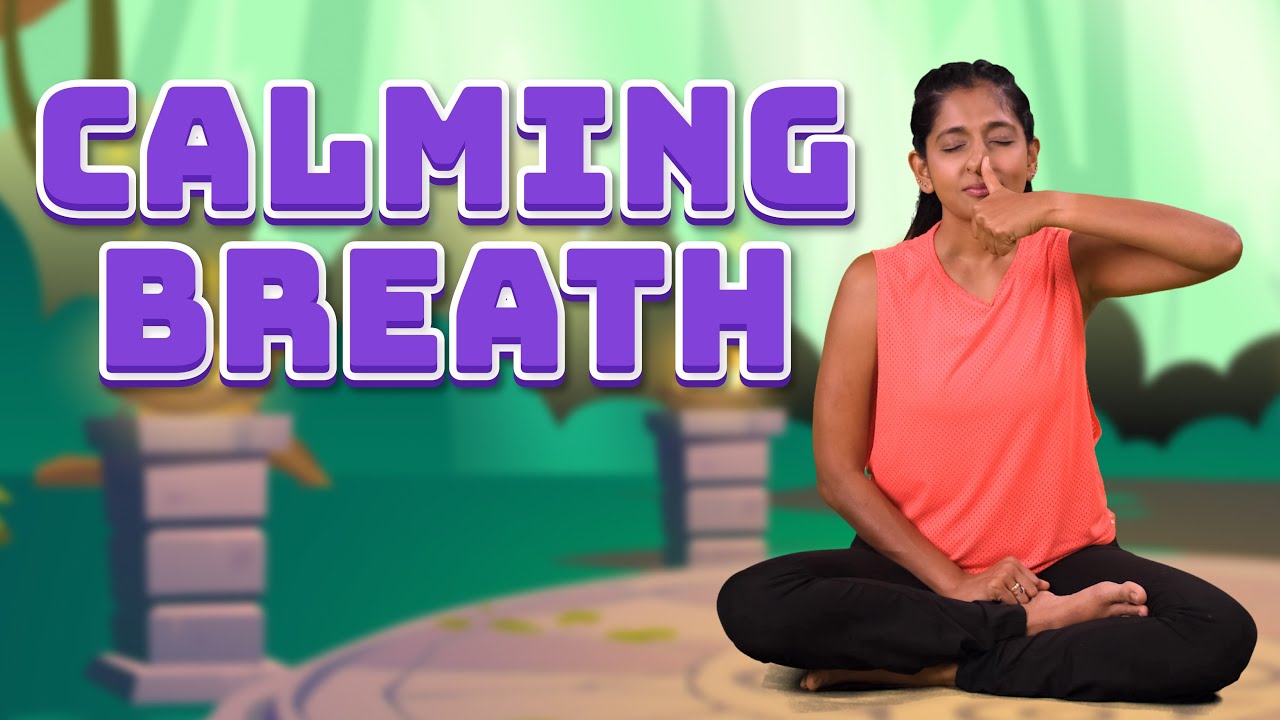 Calming Breathing Exercise for Kids | Single Nostril Breathing | Kids ...