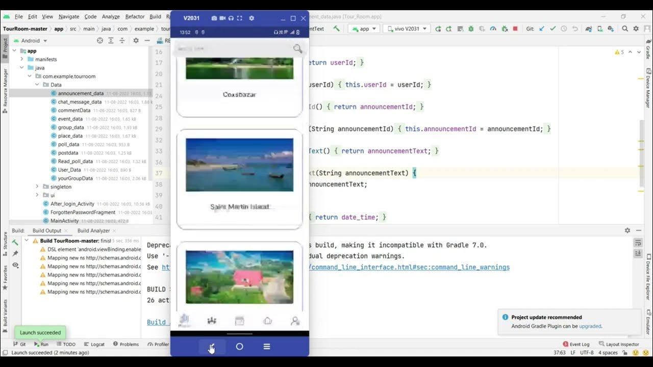 Android Tourist Guide Project with Source Code Free Android project ...
