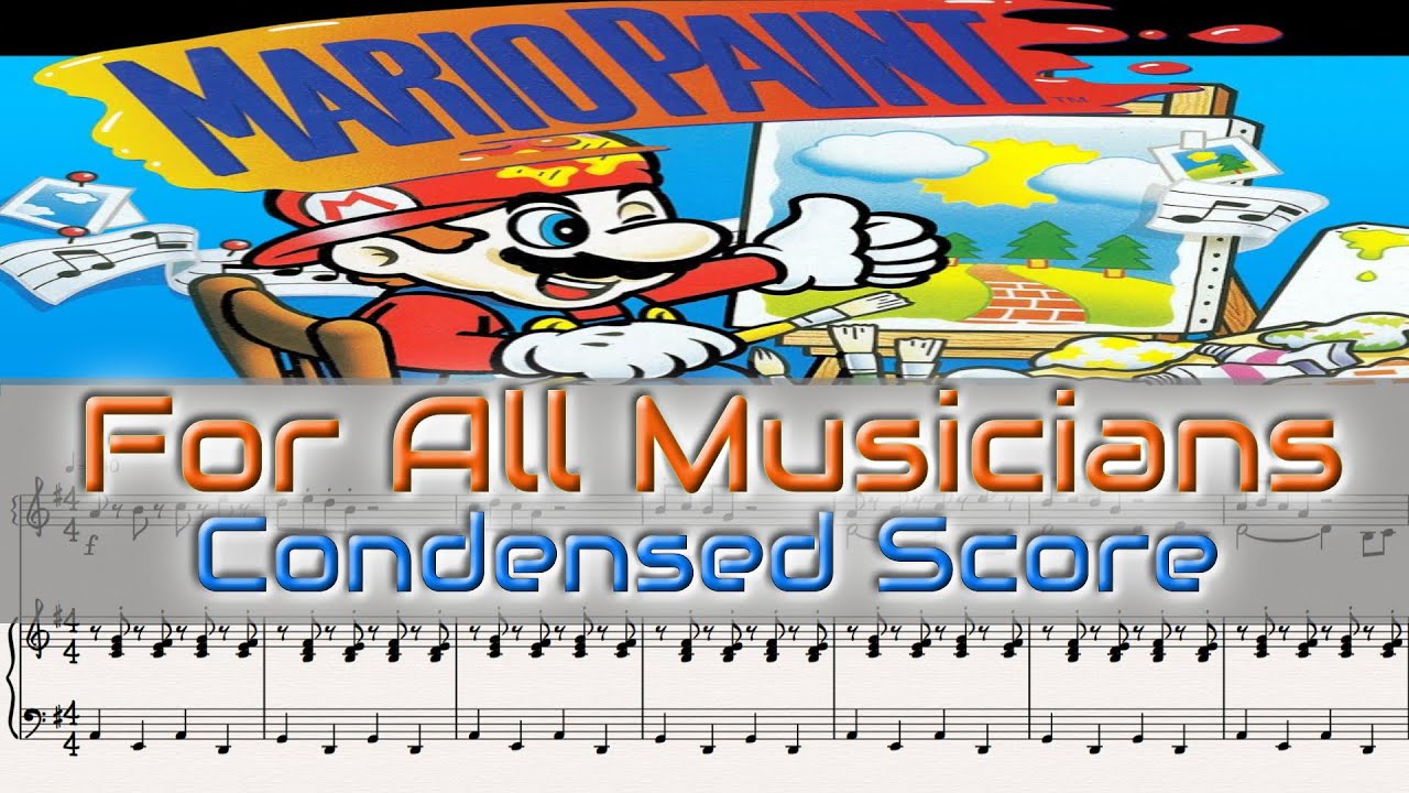 Creative Exercise (from Mario Paint)- Sheet Music - YouTube
