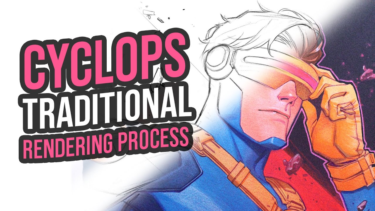 X-MEN - Cyclops Comission | Full Render Process - YouTube