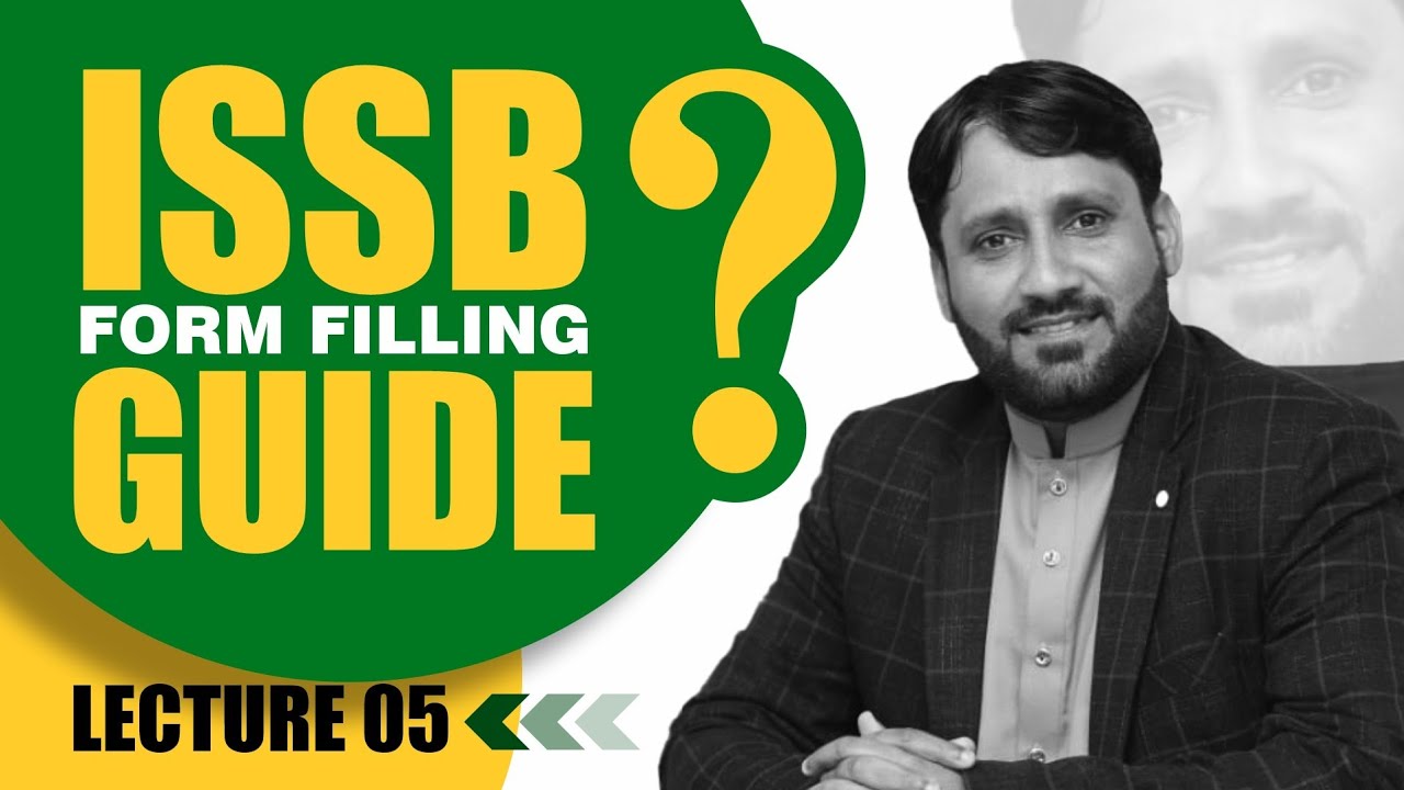 issb form filling guide with sir amjad - YouTube