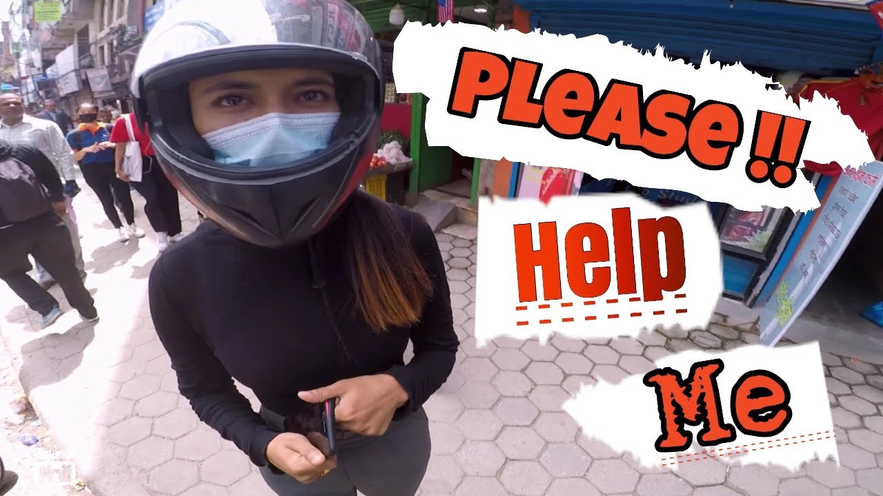 Plz Help Me !! Beautiful Girl In Problem 🫢 - YouTube