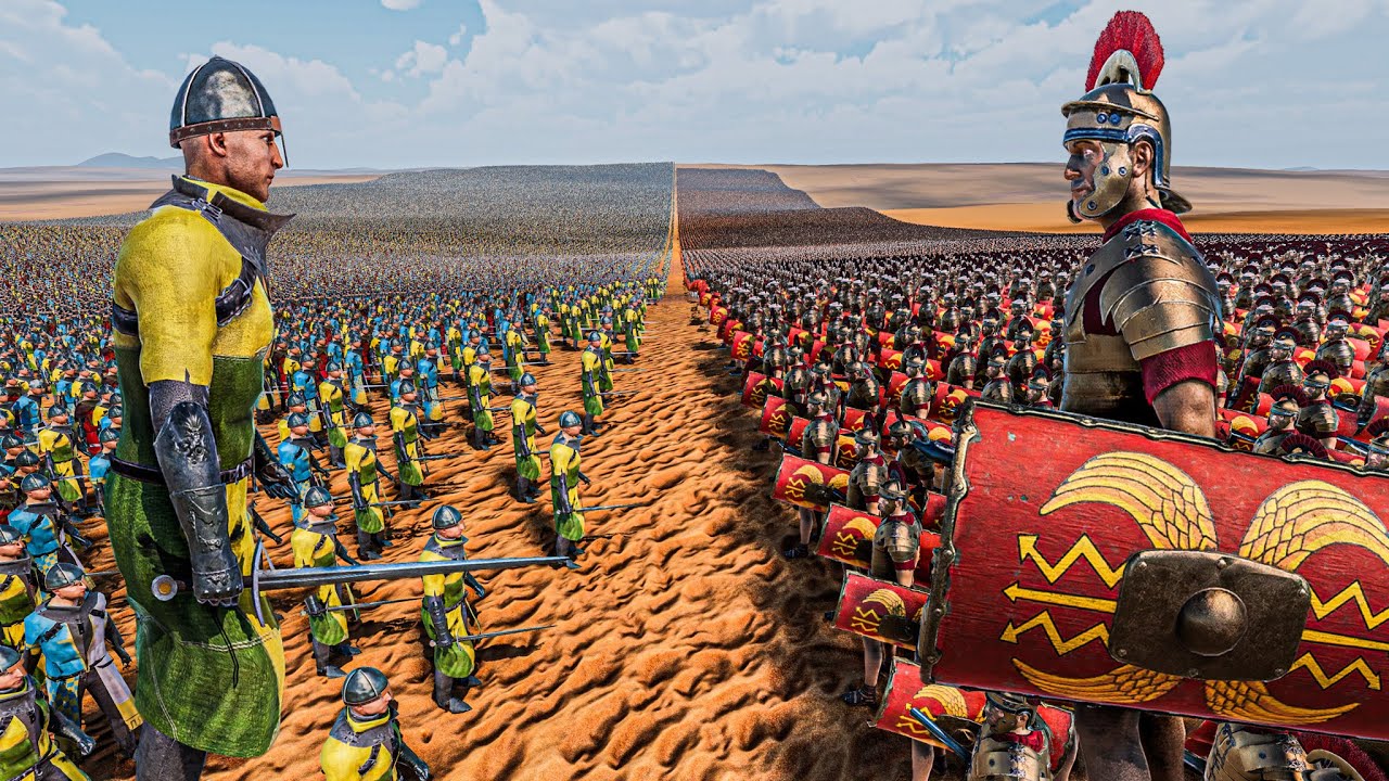 300000 FOOTMEN vs 100000 ROMAN GENERALS - Ultimate Epic Battle ...