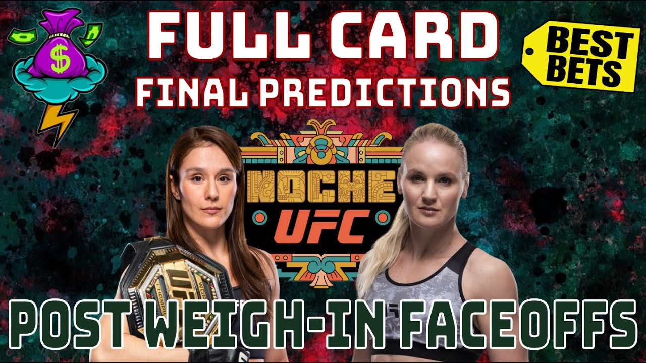 Noche UFC: Full Card Final Predictions & Bets | Grasso vs Shevchenko 2 ...