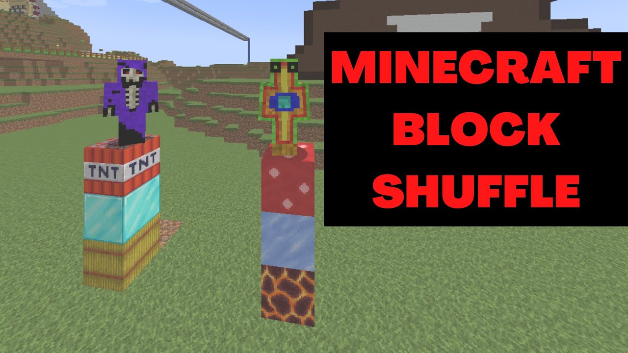 MINECRAFT BLOCK SHUFFLE!!! - YouTube