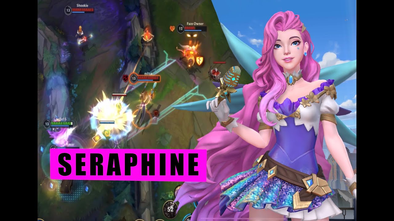 SERAPHINE SUPPORT | GAMEPLAY (BUILD & RUNES) | WILD RIFT - YouTube
