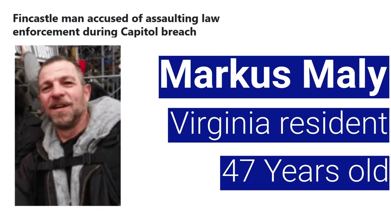 US Capitol Arrests: Markus Maly - YouTube