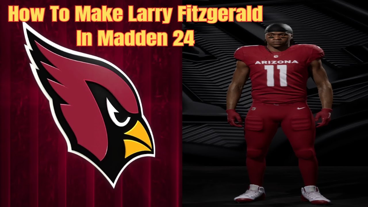How To Make Larry Fitzgerald In Madden 24 - YouTube