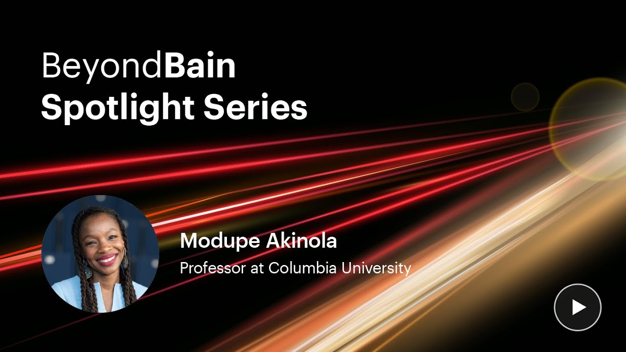 Modupe Akinola, former Boston Consultant and Professor at Columbia Business School - YouTube