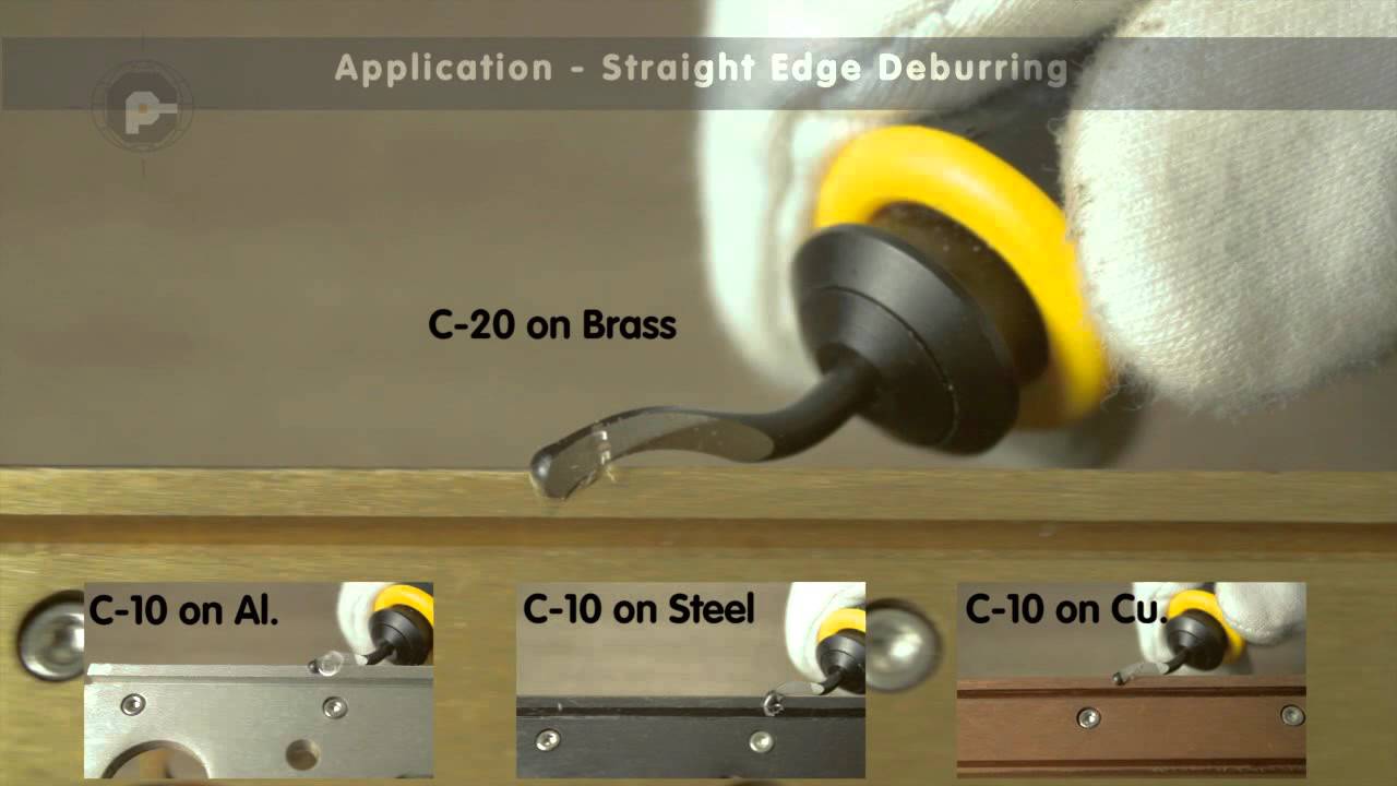 Straight Edge Deburring - YouTube