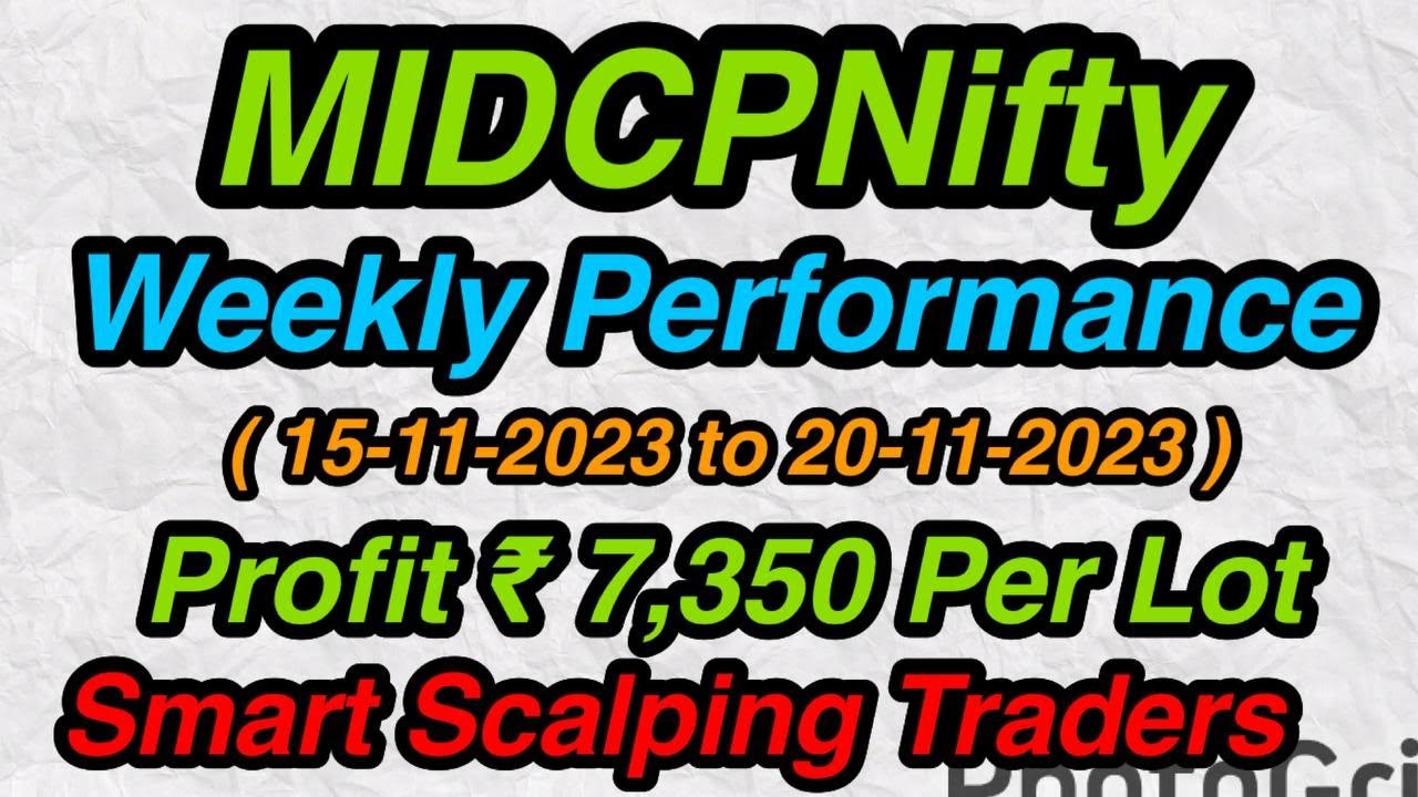 Weekly Performance | MIDCPNifty | 15-11-2023 to 20-11-2023 | Smart ...