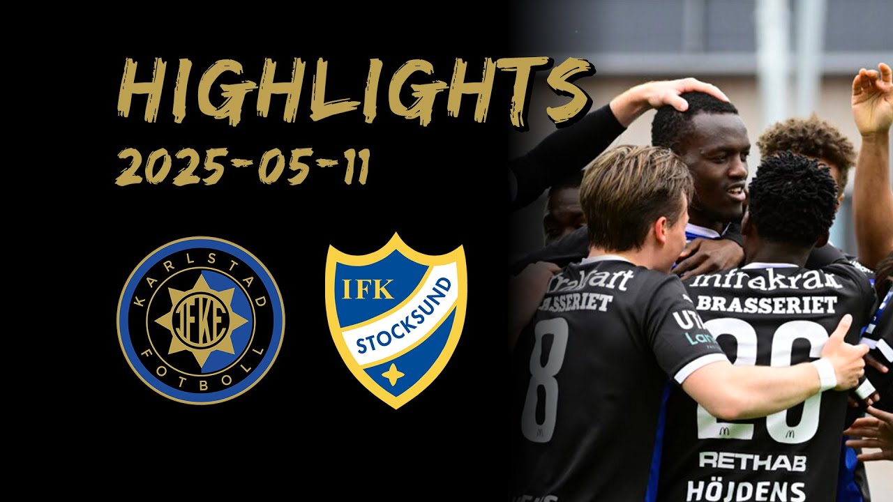Highlights — Karlstad Fotboll - IFK Stocksund - YouTube