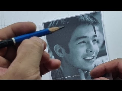 Shading Tutorial! Realistic Pencil Drawing Portrait in Real-Time - YouTube