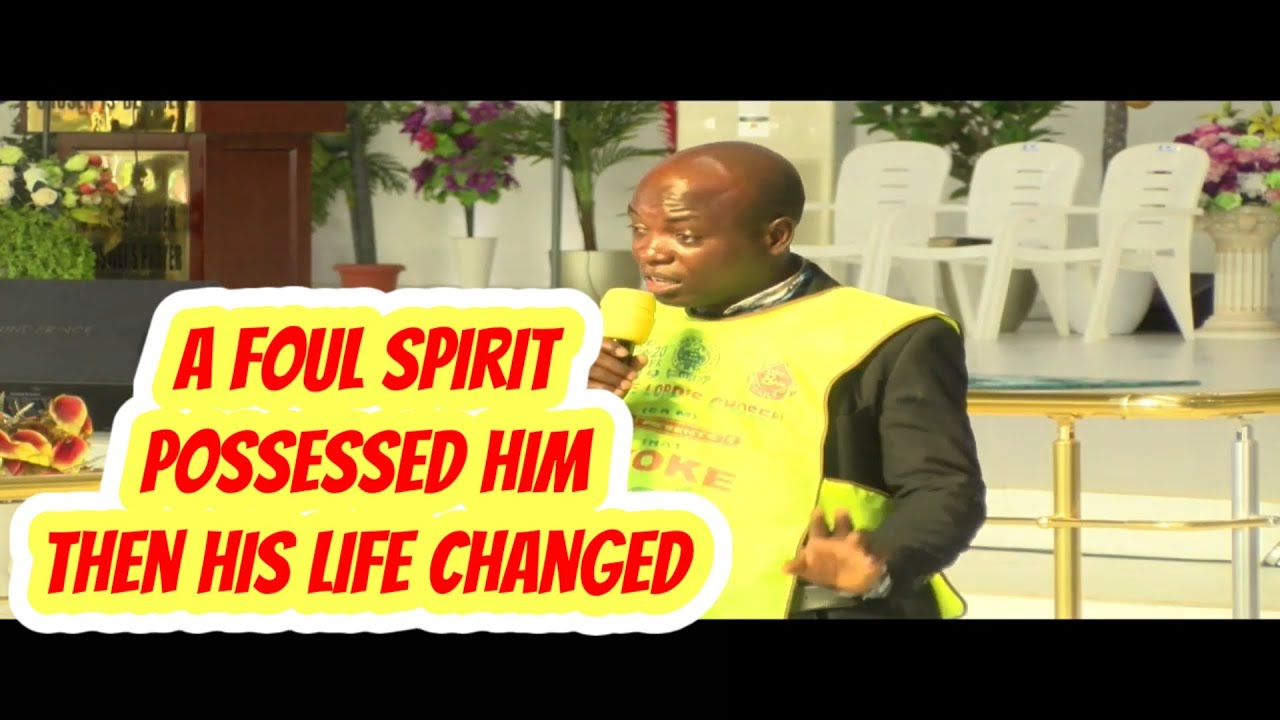 A foul spirit possessed him, he saw unbelievable things, hear what ...