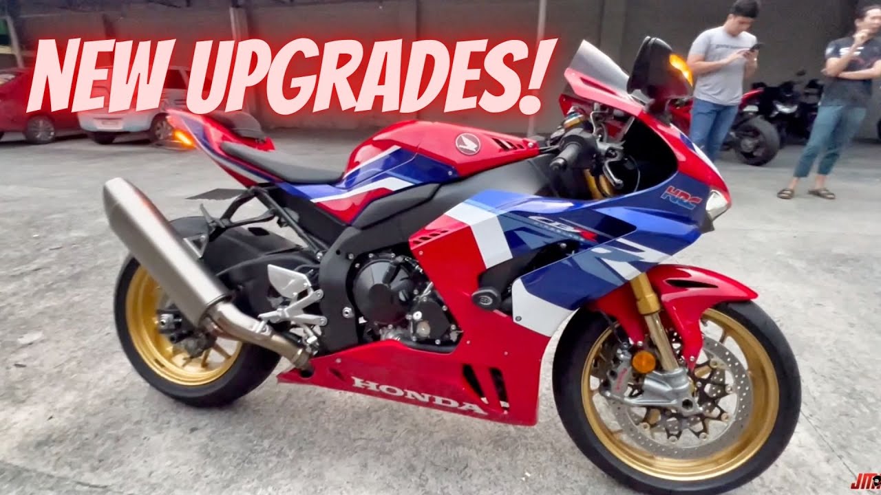 NEW UPGRADES on the HONDA CBR1000RRR FIREBLADE SP - YouTube