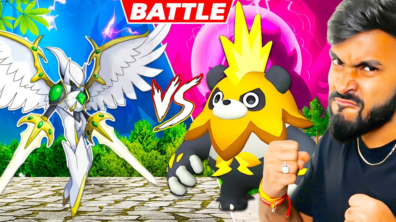 FINALLY BATTLE!😲 TECHNO GAMERZ POKEMON MOSSANDA LUX VS MY POKEMON IN ...