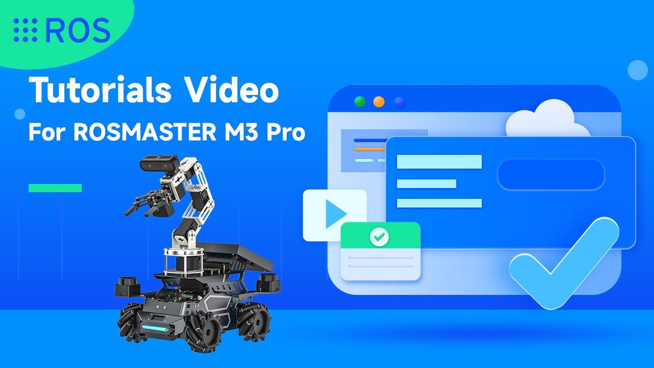 ROSMASTER M3 Pro ROS2 Robot - 4 3Multimodal visual understand+robotic ...