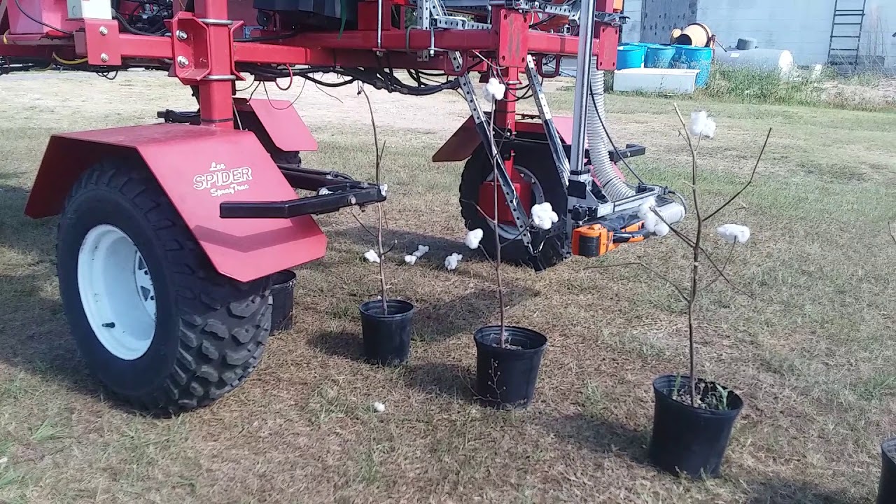 Cotton Harvesting Robot Preliminary Testing - YouTube