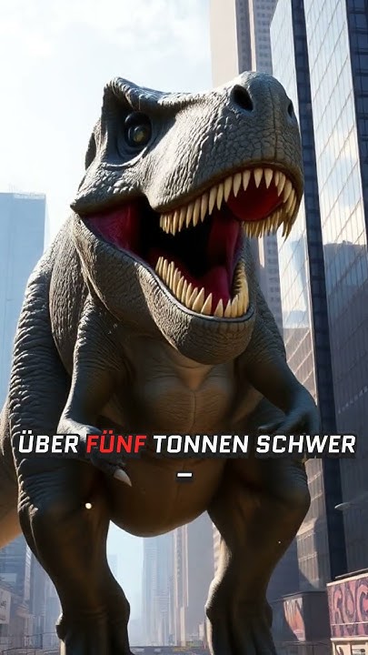 Was wäre, wenn der T-Rex heute noch leben würde…?🦖⚠️ #TRex #Dinosaurier #FYP #MindBlow # ...