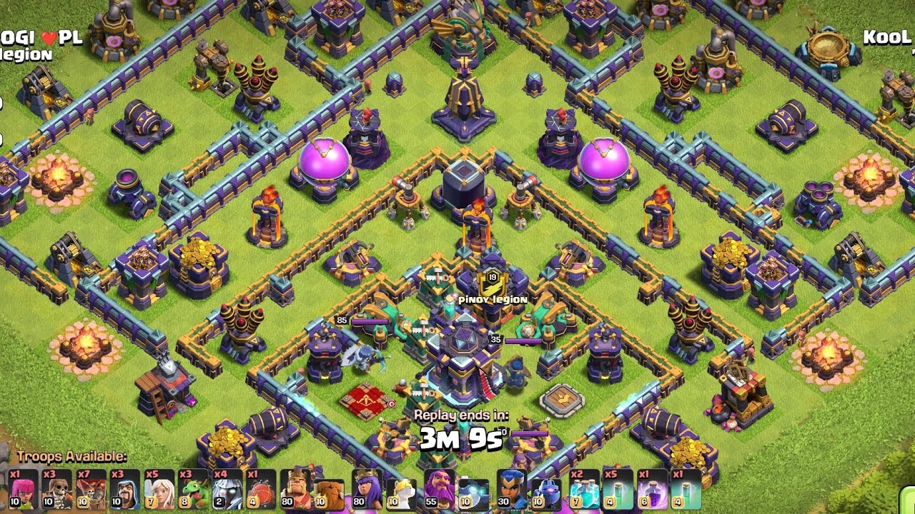 let's see how far my battle blimp goes || th14 vs max th15 || legend vs ...