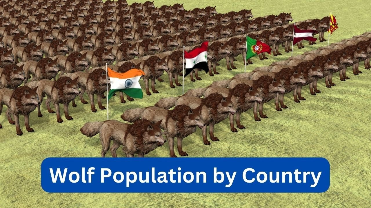 Wolf Population by Country 2023 | AliData - YouTube