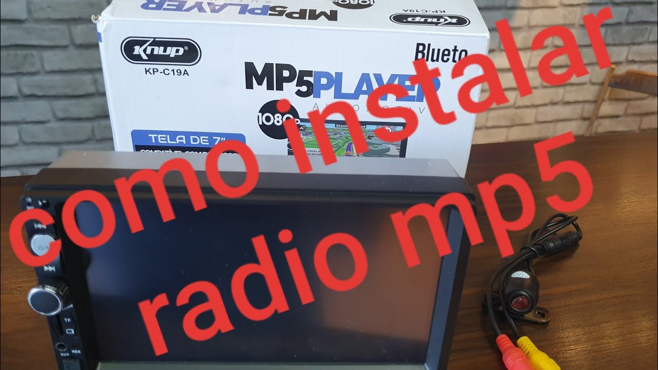 Como instalar radio mp5 ( multimidia ) - YouTube