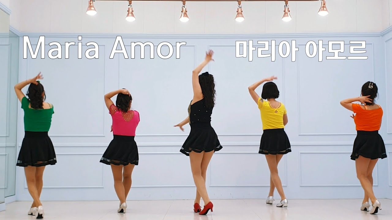 Maria Amor Line Dance 마리아 아모르 라인댄스 - YouTube