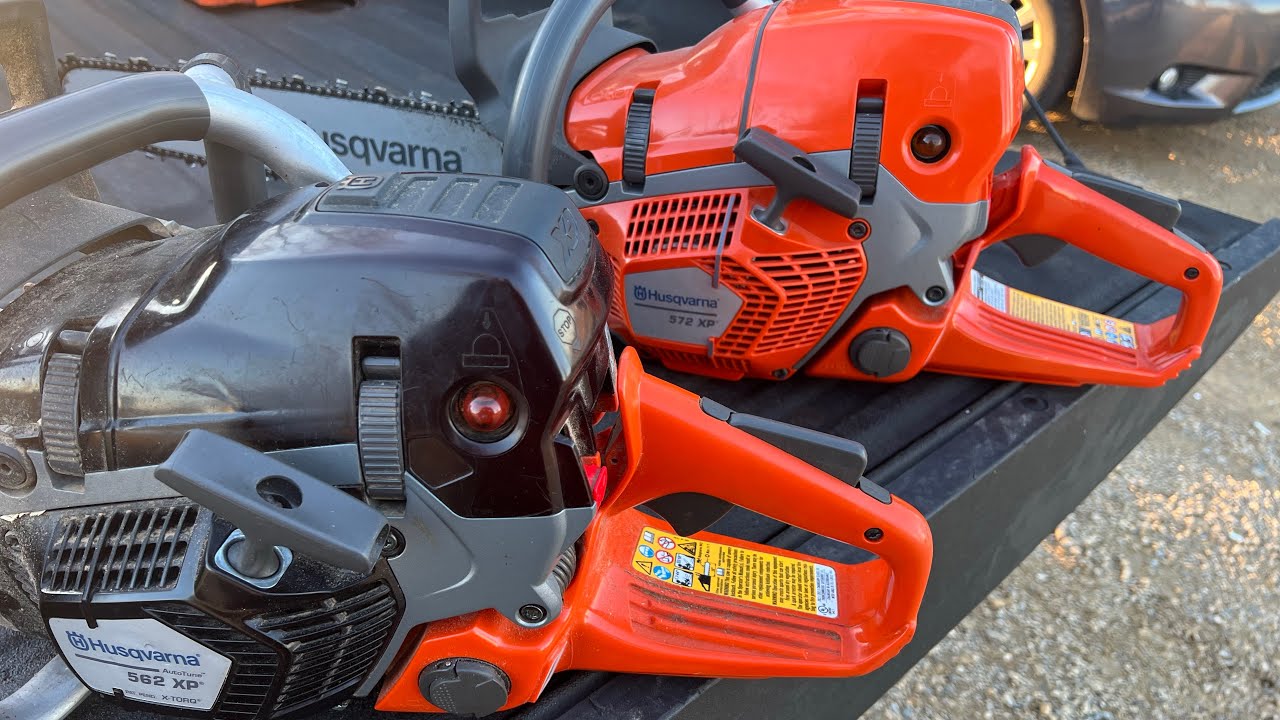 Ported and machined saws with pipes!! 572xp and a 562xp . - YouTube