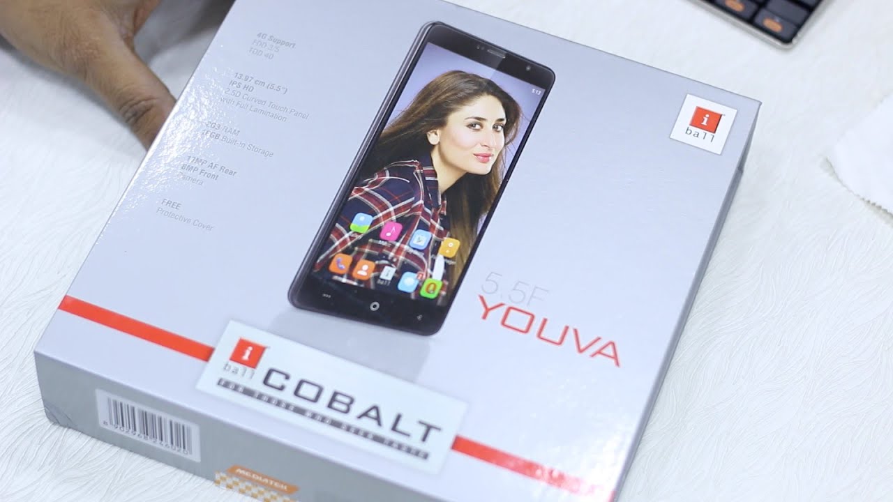 iBall Cobalt Yuava F 5.5 Unboxing - YouTube