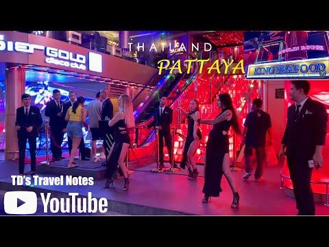 Beach Road Pattaya! Thailand Nightlife Walking Street,AGOGO  | Best things To Do in Pattaya 2024 4K