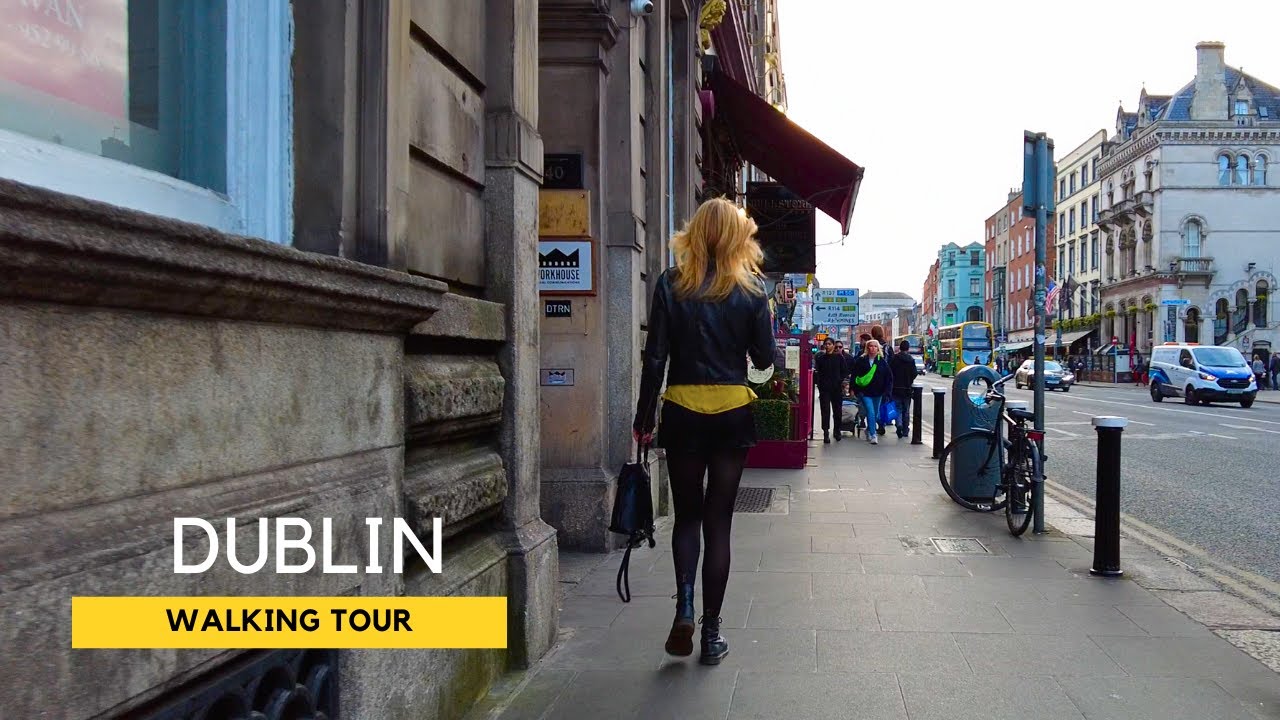 Dublin Ireland Thursday evening vibe after 6pm March 2023 - YouTube