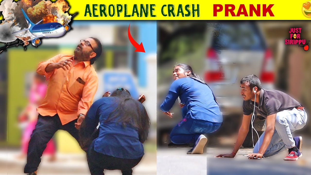 Aeroplane Crash Prank😂 | Funny Prank | Just For Sirippu - YouTube