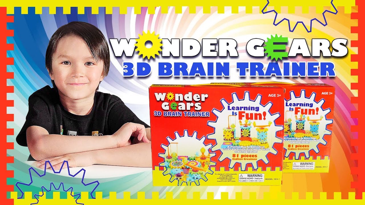 Wonder Gears: 3D Brain Trainer!Kid build a playground with teddy bear ...