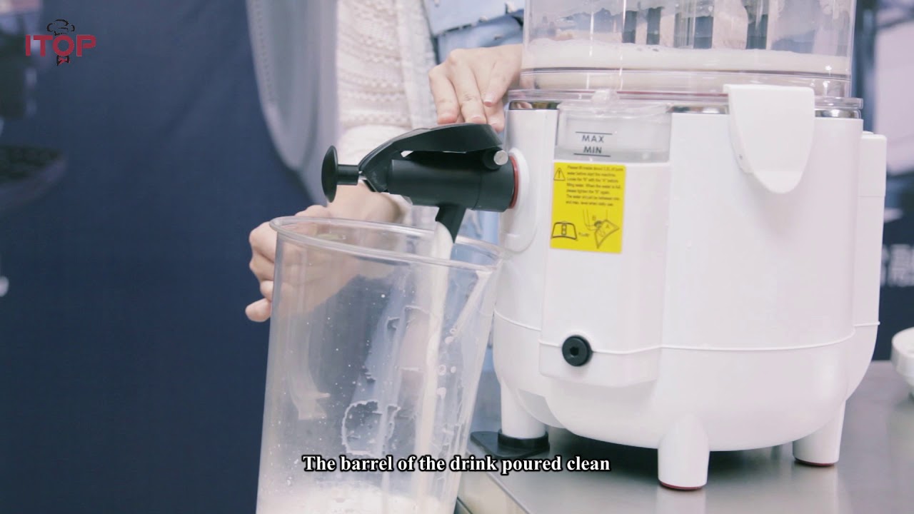 How to use and clean Hot Chocolate/COCO/TEA Dispenser. - YouTube