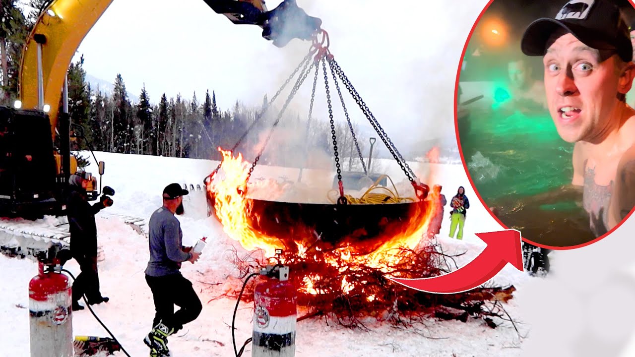 We Built A HOT tub In The Mountains. IT WORKED! With Dave Sparks. - YouTube