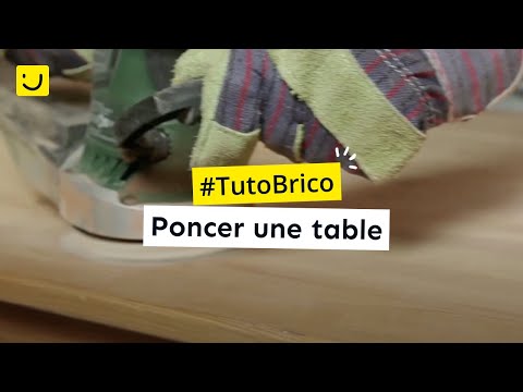 Poncer une table (Ooreka.fr) - YouTube