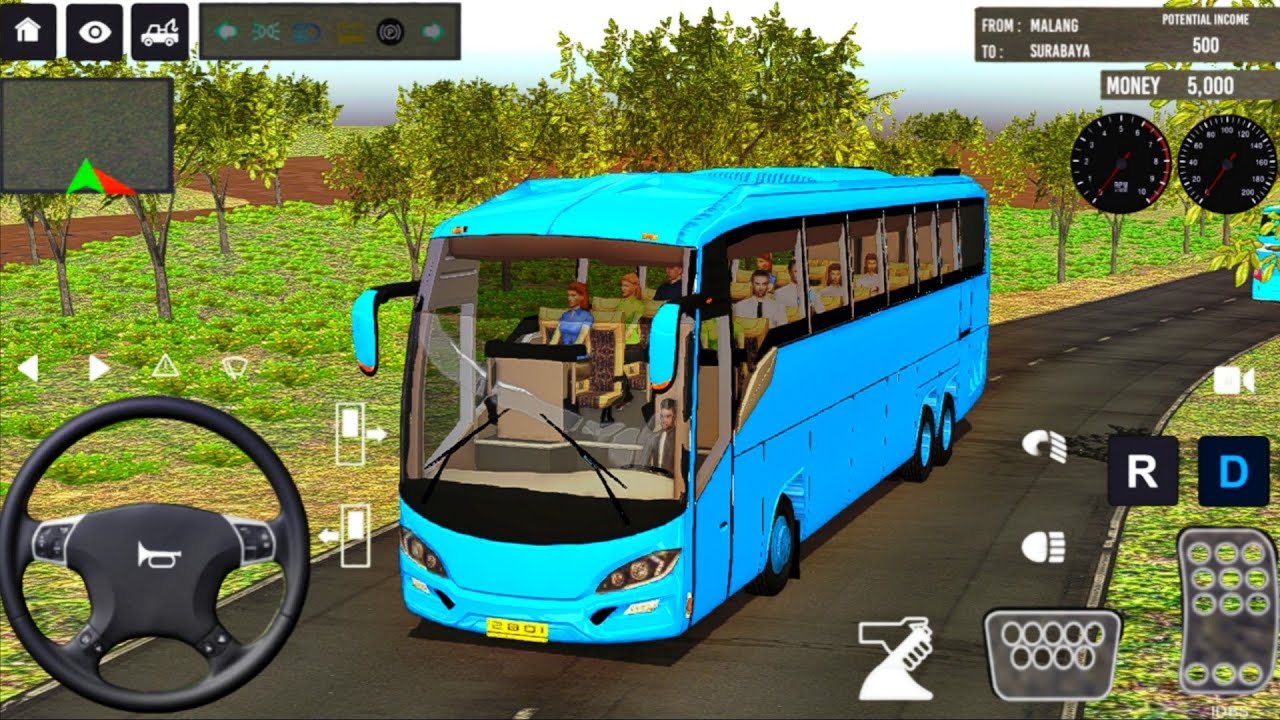 Best Bus Games 3D 2025 - Indonesia Coach Bus Driving In Public ...