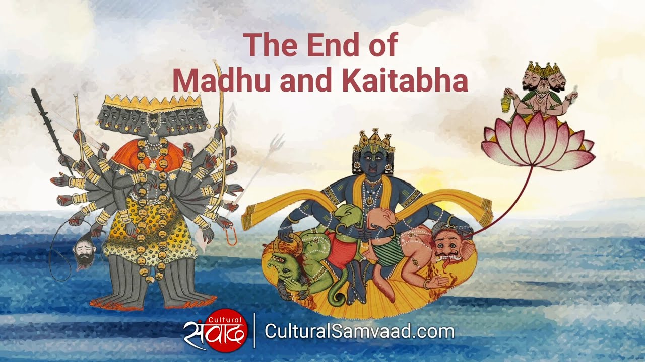 Shri Vishnu Puts an End to Madhu and Kaitabha | Stories of Devi ...
